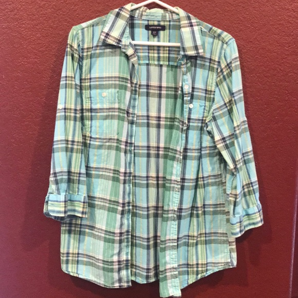 Lands' End | Tops | Lightweight Flannel | Poshmark